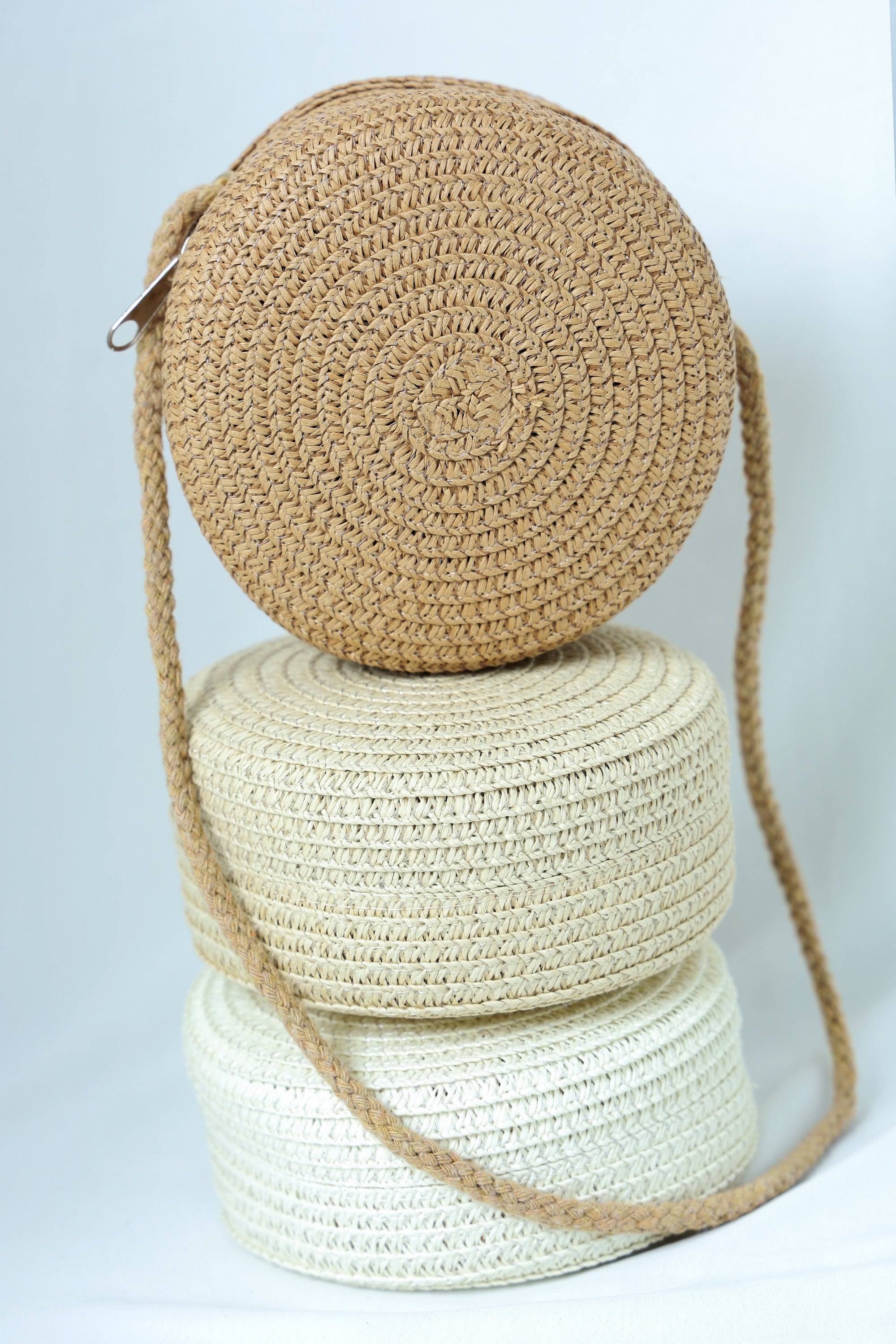 Small Circle Straw Bag – D&F MODA
