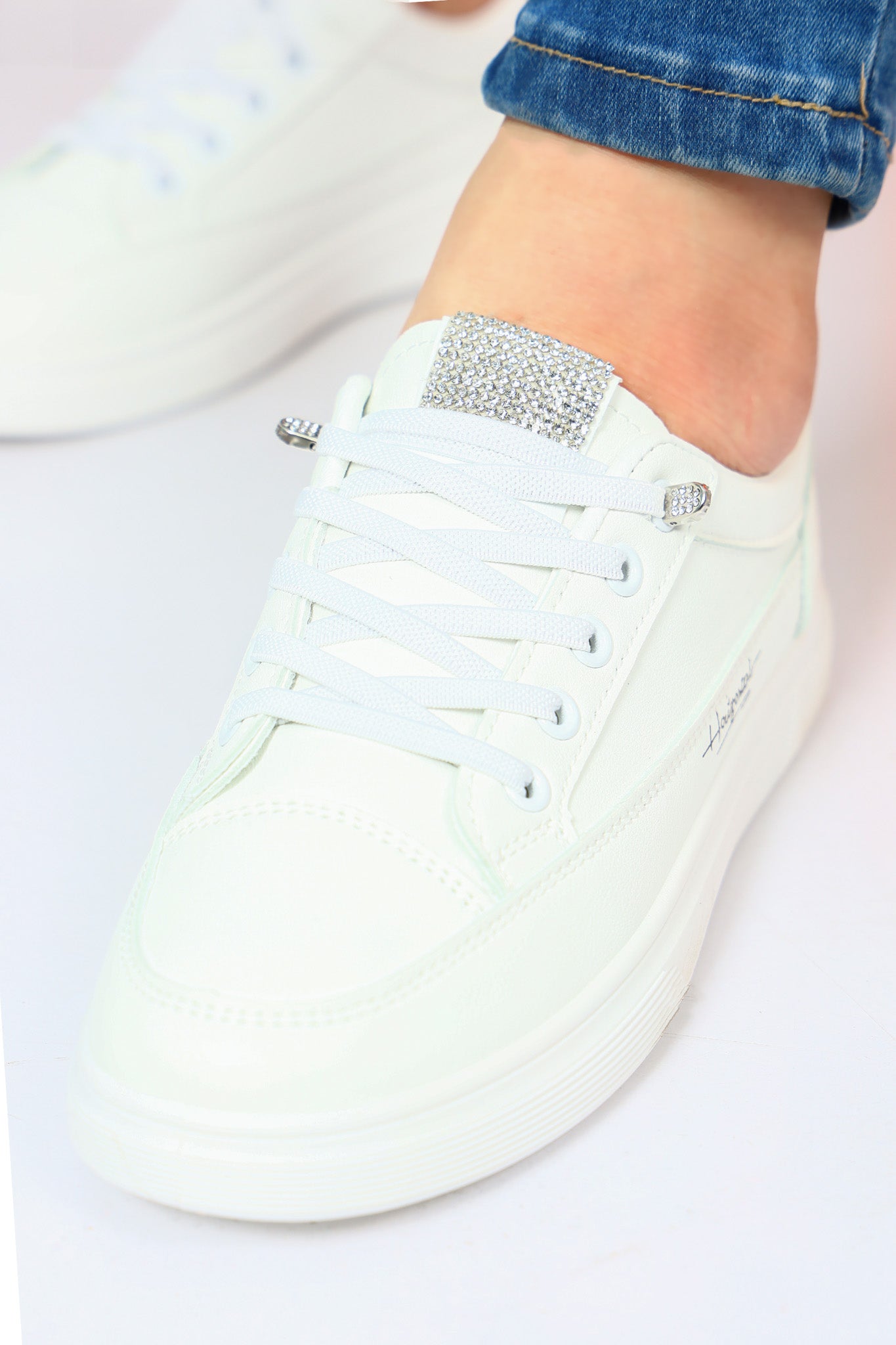 Silver Strass Sport Shoes – D&F MODA